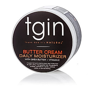 tgin Butter Cream Daily Moisturizer For Natural Hair - Dry Hair - Curly Hair - 12 Oz