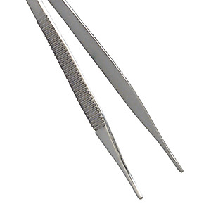 Graham-Field 2757 Grafco Addison Thumb Dressing Forceps, Serrated, Stainless Steel, 4-3/4" Length