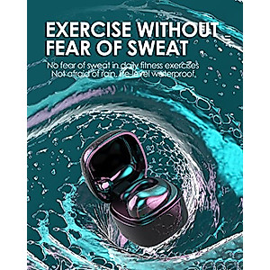 Open Ear Headphones Wireless Bluetooth Single Earbud True Wireless Mini Small Open Earbuds for iPhone Android, Tiny Bone Ear Bud with Mic Earphones for Small Ear Canals Running Cycling Workout Sport