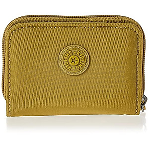 Kipling Womens Women's Tops Wallet, Compact, Practical, Nylon Travel Card Holder Wallet, Pear Chartreuse 360, 3 L x 4.125 H 1 D US