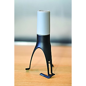 Uutensil StirrTime, Automatic Pan Stirrer with Timer, Light Gray & Gray