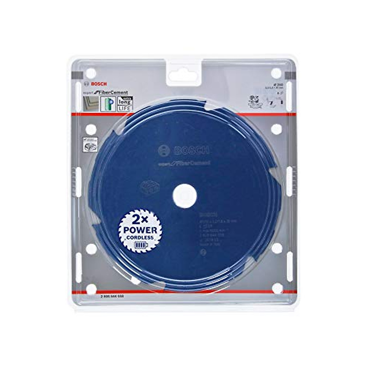Bosch Professional Circular Saw Blade Expert (for Fibre Cement, 250 x 30 x 2.2 mm, 6 Teeth; Accessories: Cordless Circular Saw)