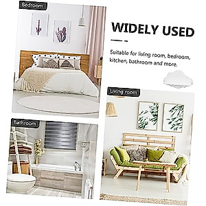 ARTIBETTER 1pc Shelf Blush Decor Wood Storage Shelves White Storage Shelves Wall Cloud Shelf for Nursery Floating Shelves Wooden White Storage Shelf Wall Mounted Shelves Finishing Shelf Fold