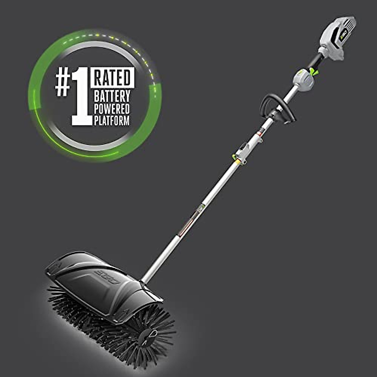EGO Power+ MBB2100 Bristle Brush Attachment & Power Head-Battery and Charger not Included, Black