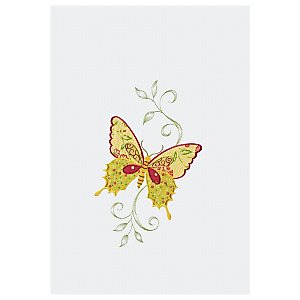 C&F Home Pink Butterfly Waffle Weave Kitchen Dishtowel Decor Decoration Butterfly