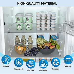 BALEINE Shelf Liner Drawer Liner, 17.25 in x 20 Ft BPA Free Cabinet Liner Non-Toxic Non-Slip Washable Oil Resistant Kitchen Liners (17.25''x20', 2 Roll)