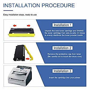 ALUMUINK 1 Pack TN350 TN-350 Compatible Toner Cartridge Replacement for Brother DCP-7010 7820 7420 7820N HL-2040 2040N 2070N 2030 2040R IntelliFax 2820 2910 2920 Printer