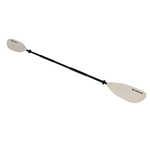 Attwood Kayak Paddle, Asymmetrical, 2-Piece, Heavy-Duty Aluminum with Comfort Grips, 7 Feet
