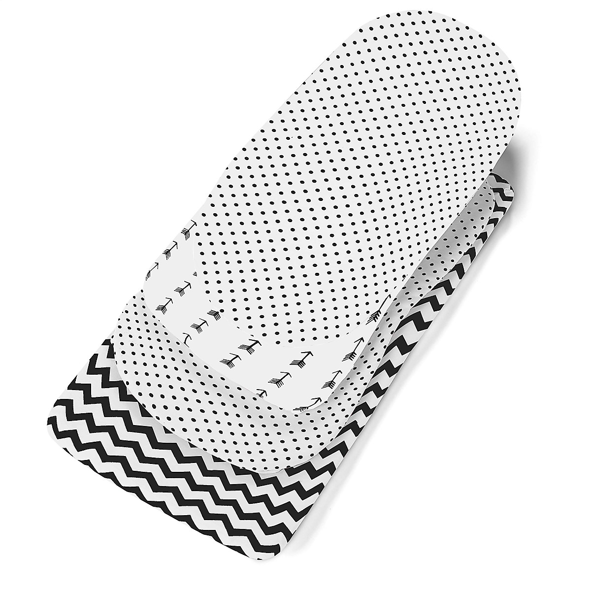 Bassinet Bed Sheets – Bassinet Fitted Sheets 4 Pack – 100% Jersey Knit Cotton Cradle Sheets – Bassinet Bedding for Standard Size Oval or Rectangular Bassinet Pads – Bassinet Sheet for Boy & Girl