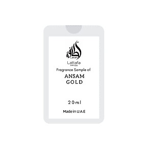 Ansaam Gold Tester EDP-Eau De Parfum 20ml(0.67 oz) Unisex | Pear, Mandarin, Rose, Jasmine, Candy, Raspberry, Vanilla, Musk, Davana, Cardamom, Bergamot, Amber, Lavender | by Lattafa Perfumes