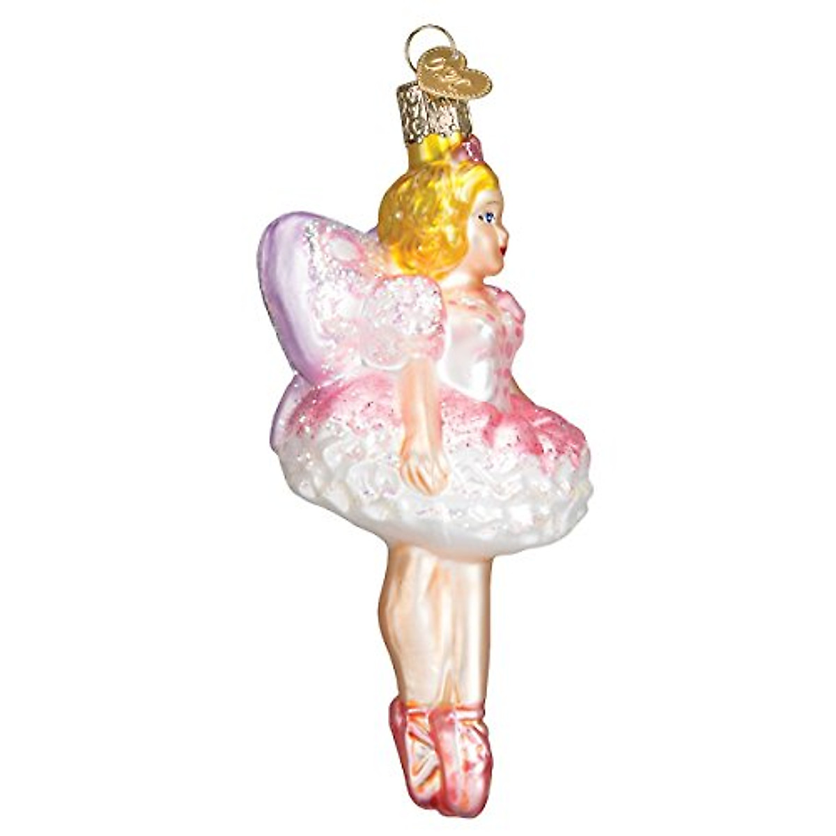 Old World Christmas Sugar Plum Fairy Glass Blown Ornament for Christmas Tree