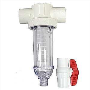 Merrill MFG 1" 100 Mesh PVC Spin Down Sediment T-Style Water Filter