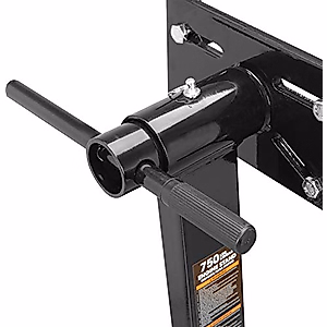 Torin AT23401B Steel Rotating Engine Stand with 360 Degree Rotating Head: 3/8 Ton (750 lb) Capacity, Black