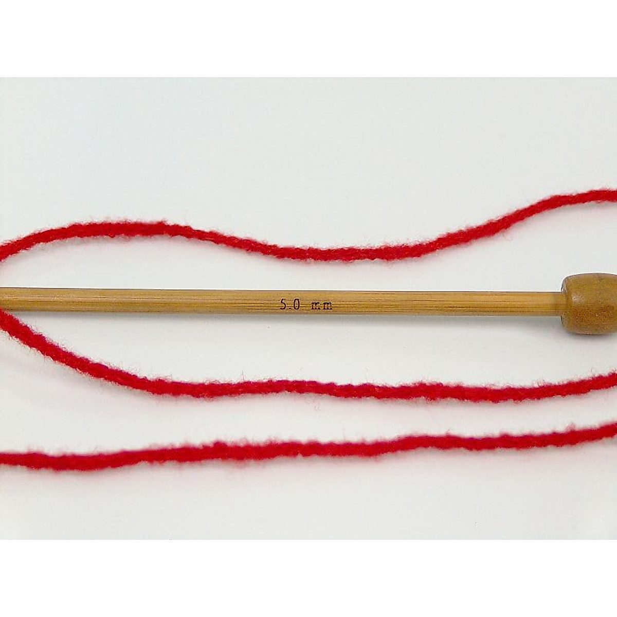 Red Baby Alpaca, Merino Wool Blend Yarn, Worsted 50 Grams (1.76 Ounces) 100 Meters (109 Yards)