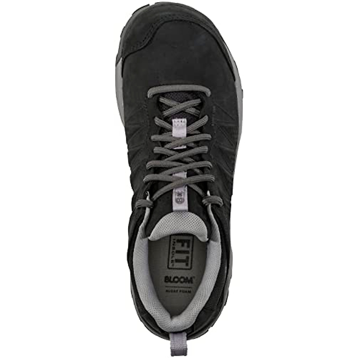 Oboz Women's Sypes Low Leather B-DRY Waterproof Hiking Shoe, Black Sea, 8.5 Wide
