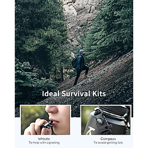 Trebo Water Bottle 32oz with Paracord Handle,Food-grade Double Wall Vacuum Stainless Steel Insulated Tumbler Flask with Straw Spout Lids,Leakproof Keep Cold & Hot,Fit in Any Car Cup Holder,Black