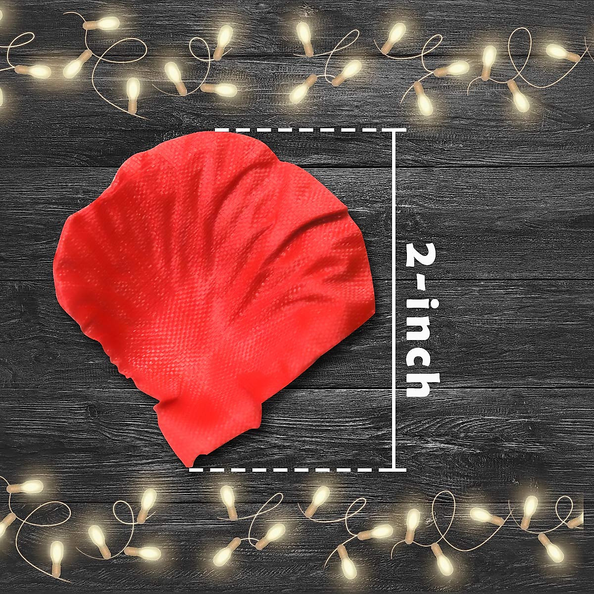 VKshop 4500 Pack Red Rose Petals,Artificial Roses Flower Petals for Romantic Night,Valentine's Day and Weddings