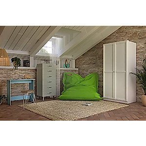 FURINNO Simplistic Study Table, Light Blue