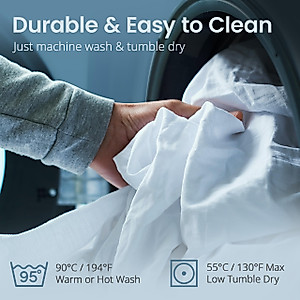 SafeRest 100% Waterproof Crib Size Mattress Protector - Fitted with Stretchable Pockets - Machine Washable Cotton Mattress Cover for Bed - Newbourn Baby Essentials for Toddler or Baby Nursery