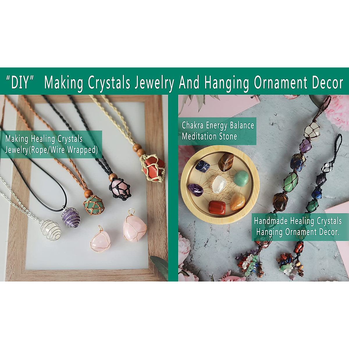 MAIBAOTA Amethyst Crystal Rock Natural Healing Crystals Bulk Polished Tumbled Crystals Stones Rocks Energy Balance Crystal Gemstones Vase Filler Decorative Stones Reiki Witch Quartz Crstal