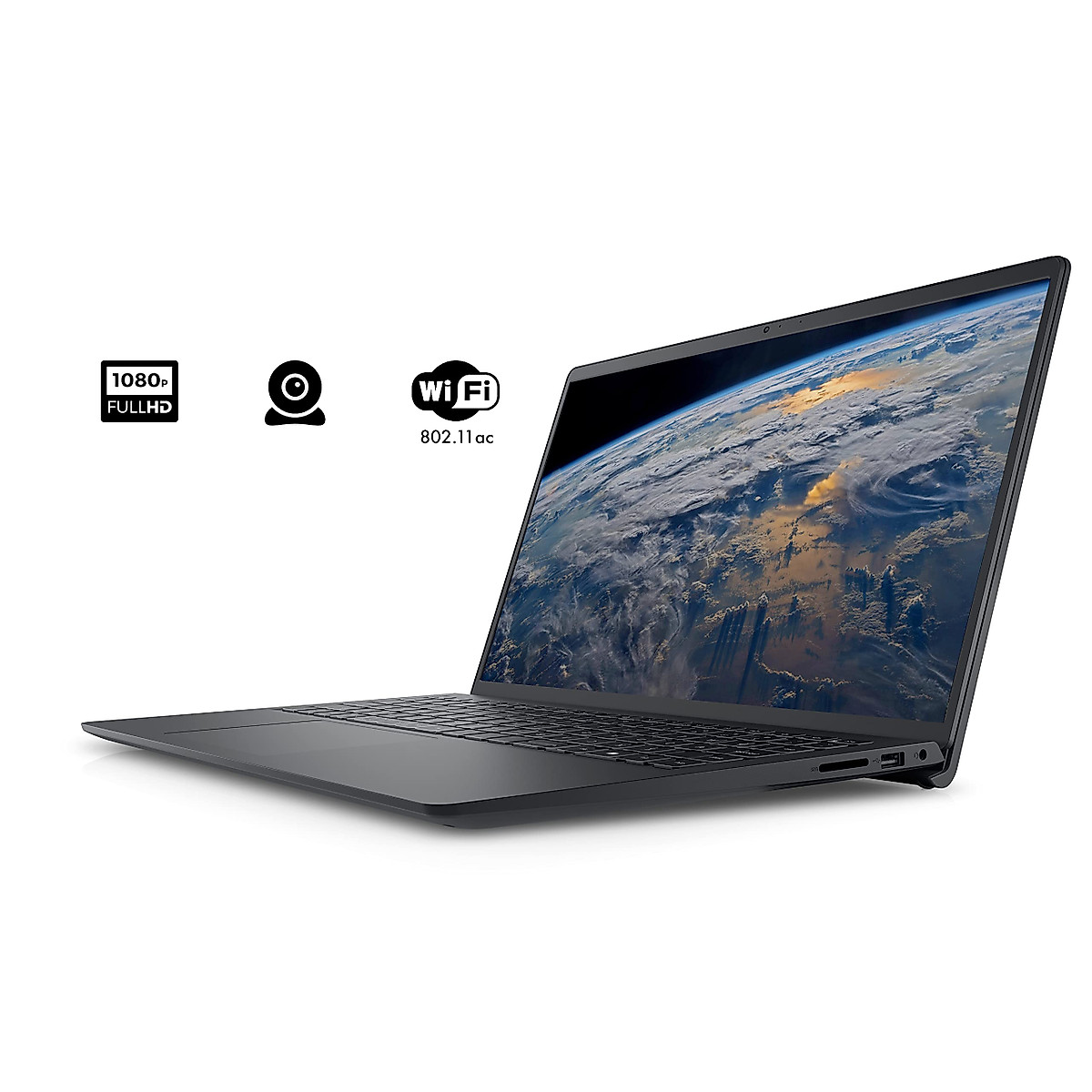Dell 2022 Newest Inspiron 15 3511 Laptop, 15.6" FHD Touchscreen, Intel Core i5-1035G1, 16GB RAM, 1TB PCIe NVMe M.2 SSD, SD Card Reader, Webcam, HDMI, WiFi, Windows 11 Home, Black