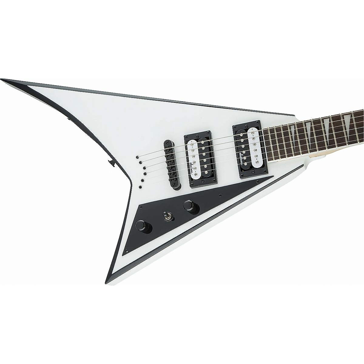 Jackson JS Series Rhoads JS32T - White with Black Bevels
