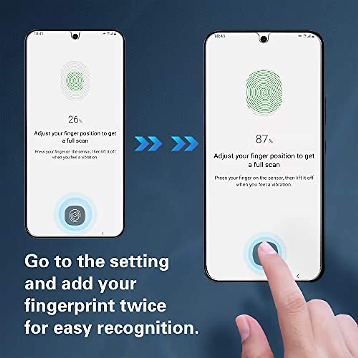 AACL [Fingerprint Compatible][2+2][2- Pack] Tempered Glass for Samsung Galaxy S22 5G Screen Protector+[2- Pack] Camera Lens Protector for Samsung Galaxy S22, [Easy Installation with Alignment]