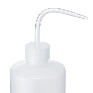 Bright Creations Clear Plastic Squeeze Bottles with Angle Bent Tip - 16 oz Squirt Bottles for Liquids, 3 Pack