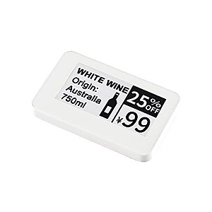 waveshare 2.13inch e-Paper Protection Case 2.13inch e-Ink Raw Display Panel, ABS Plastic, Better Strength and Pliability