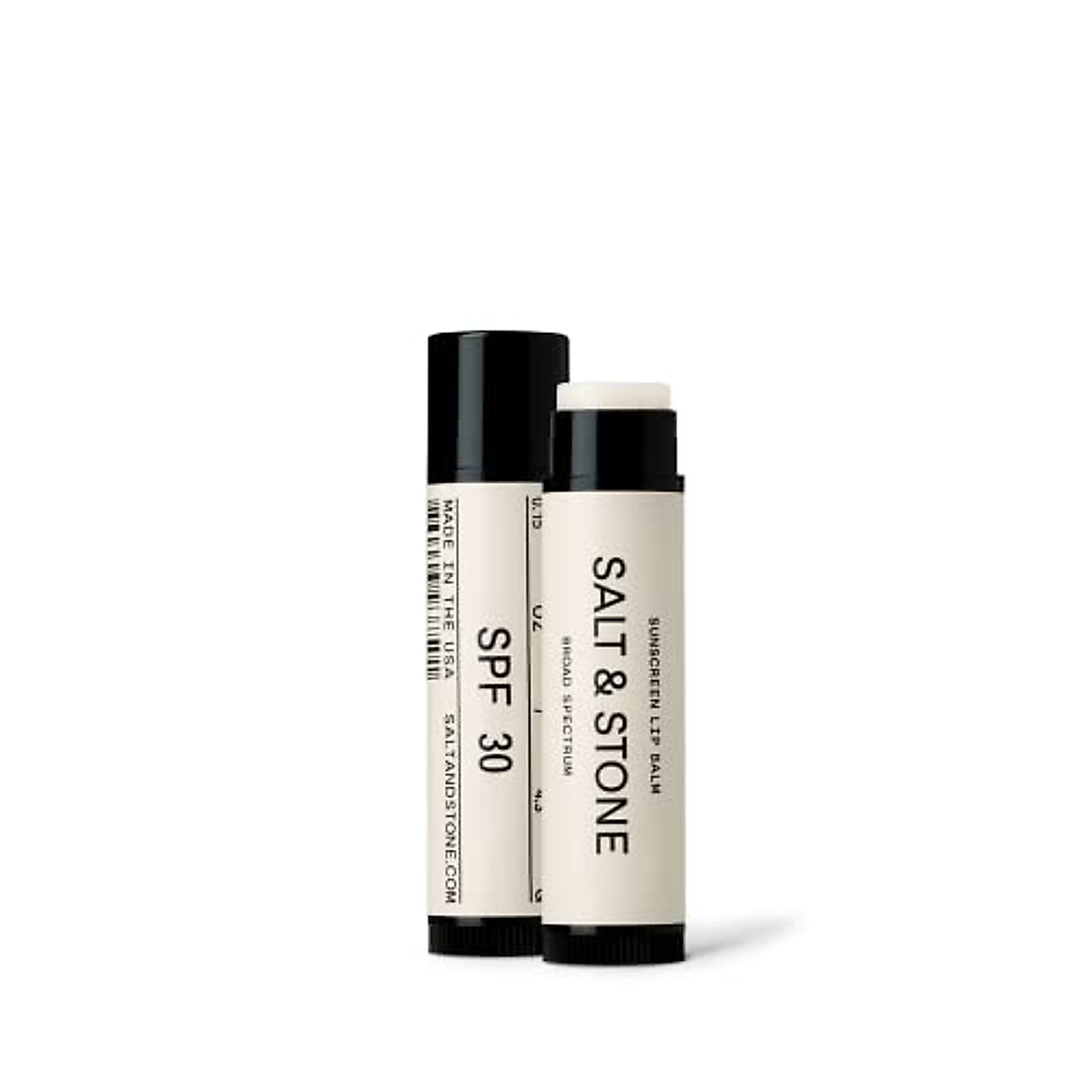 Salt & Stone SPF 30 Lip Balm (1 Pack) Broad Spectrum Lip Protection that Sinks in Effortlessly and is Water Resistant and Reef Safe - Cruelty Free, Gluten Free, Made in USA