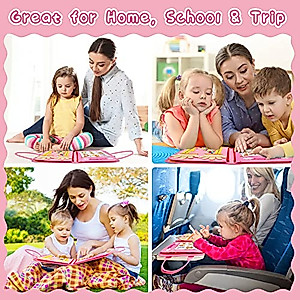 BESFAN Busy Book for Toddlers 1-3, Montessori Toys Busy Board Educational Sensory Learning Toys with Life Skills Travel Toys for Toddlers 1-3 for Road Trip Plane Car