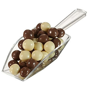 Mini Clear Acrylic Plastic Scoops [24 Pack] for Candy, Ice Cream Bar, Jars, Containers, Coffee, Flour, Dessert Buffets, Kitchen, Weddings, Parties & Concessions, 5.5"