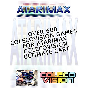 32GB SD Card, Over 600 Games on for Atarimax Colecovision Ultimate Cartridge Plug n Play Preconfigured & Preloaded; Colecovision Console, ADAM or Atarimax CV Cartridge are NOT Included.