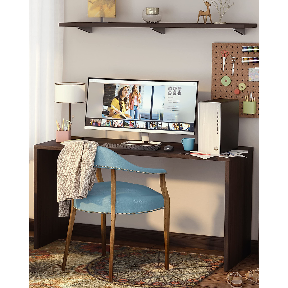 HP Pavilion Desktop PC, AMD Ryzen 7 5700G, 16 GB RAM, 512 GB SSD, Windows 11 Pro, Wi-Fi 5 & Bluetooth Connectivity, 9 USB Ports, Wired Mouse and Keyboard Combo, (TP01-2022, 2021) (Renewed)