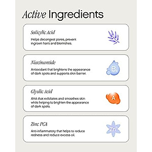 Topicals High Roller Ingrown Hair Serum | Roll-on Tonic to Soothe and Calm Irritated Skin on Face, Armpits and Bikini Areas | Contains Salicylic and Glycolic Acid | Vegan and Cruelty-Free (1.7 Fl Oz)