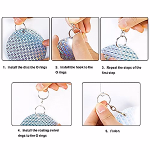 Mageloly 24 Pack Bird Reflective Disks, Woodpecker Deterrent Bird Repellent Devices Outdoor, Bird Deterrent Scare Discs