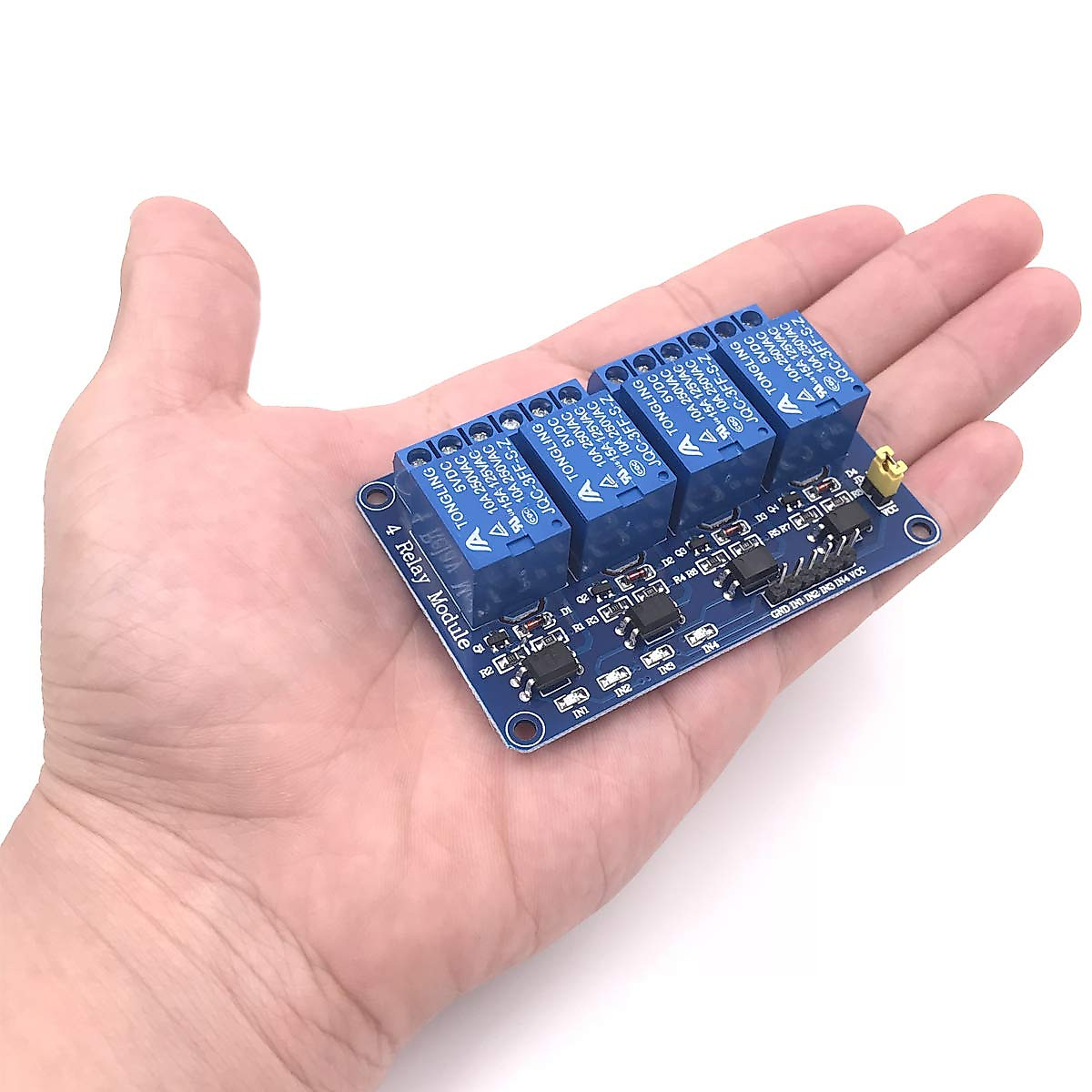 Huayao 2pcs 4 Channel DC 5V Relay Module with Optocoupler for UNO R3 MEGA 2560 1280 DSP ARM PIC AVR STM32 Raspberry Pi