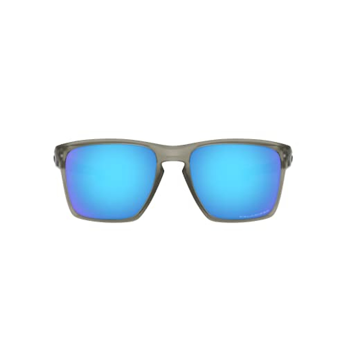 Oakley Men's OO9341 Sliver XL Rectangular Sunglasses, Matte Grey Ink/Sapphire Iridium Polarized, 57 mm