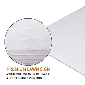 Lawn Garden Sign Christmas Welcome Winter Snowman Lawn Signs with H Stakes Motivational Quotes Happy New Year for Garage Sales Rent Open House Construction 12"x18"