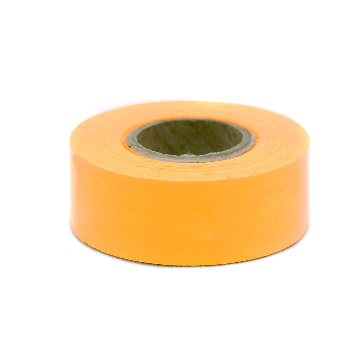 ChromaLabel 1 inch Clean Remove Color Code Labeling Tape, 500 inch Roll, Fluorescent Orange