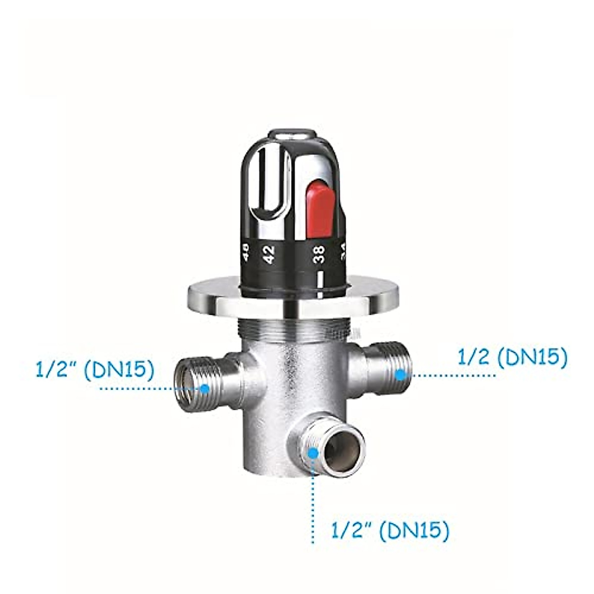 MAKEJ Wall Mounted Thermostatic Two Functions Toilet Bidet Faucet Valve Mixer Sprayer Handheld Shower