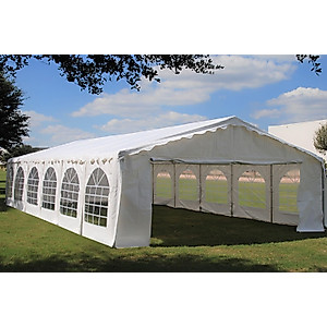 DELTA 40'x20' Budget PE Party Tent, Tents for Parties, Carpas para Fiestas,Heavy Duty Outdoor Event Canopy,Wedding Tent,with Waterproof Top