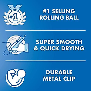 PILOT Precise V7 Stick Liquid Ink Rolling Ball Stick Pens, Fine Point, Assorted Ink, 8-Pack