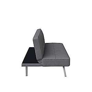 Serta Rane Convertible Sofa Bed, Charcoal