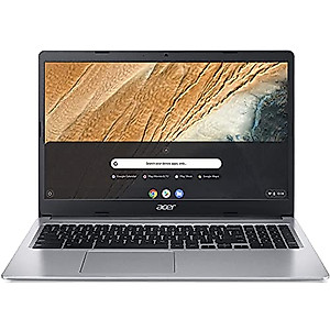 Acer Chromebook 315 Laptop Computer/ 15.6" Screen for Business Student/ AMD Quad-Core A12-9720P0 up to 3.6GHz/ 4GB DDR4/ iPuzzle 32GB eMMC/ 802.11AC WiFi/ Work from Home/ Silver/ Chrome OS