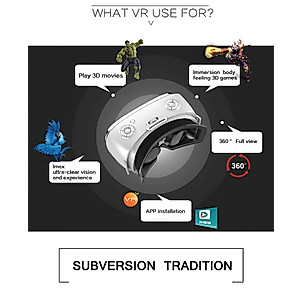 VIBY Glasses VR Display 3D GlassesVR Virtual Reality