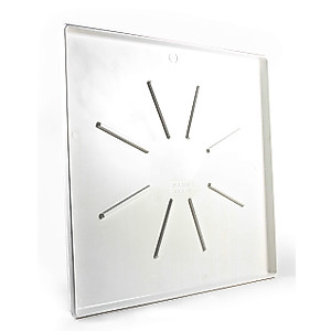 Camco 21007 20786 Low Profile Washing Machine Drain Pan, 30.5" x 34.5", White