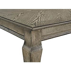 Liveasy Furniture Dining Table Set for 6 with Chairs, Dining Room Table Set with Tufted Dining Chairs, Kitchen Table Set for 6