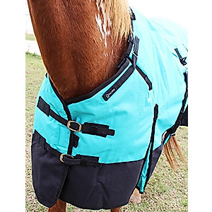 CHALLENGER 80" 1200D Turnout Waterproof Horse Winter Blanket Heavy 511