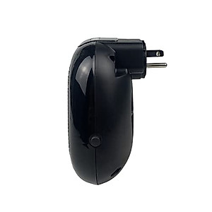 Hunter 750W Wall Mount Space Heater with Remote Control-12 Hour Timer, 1 Heat Setting, Black